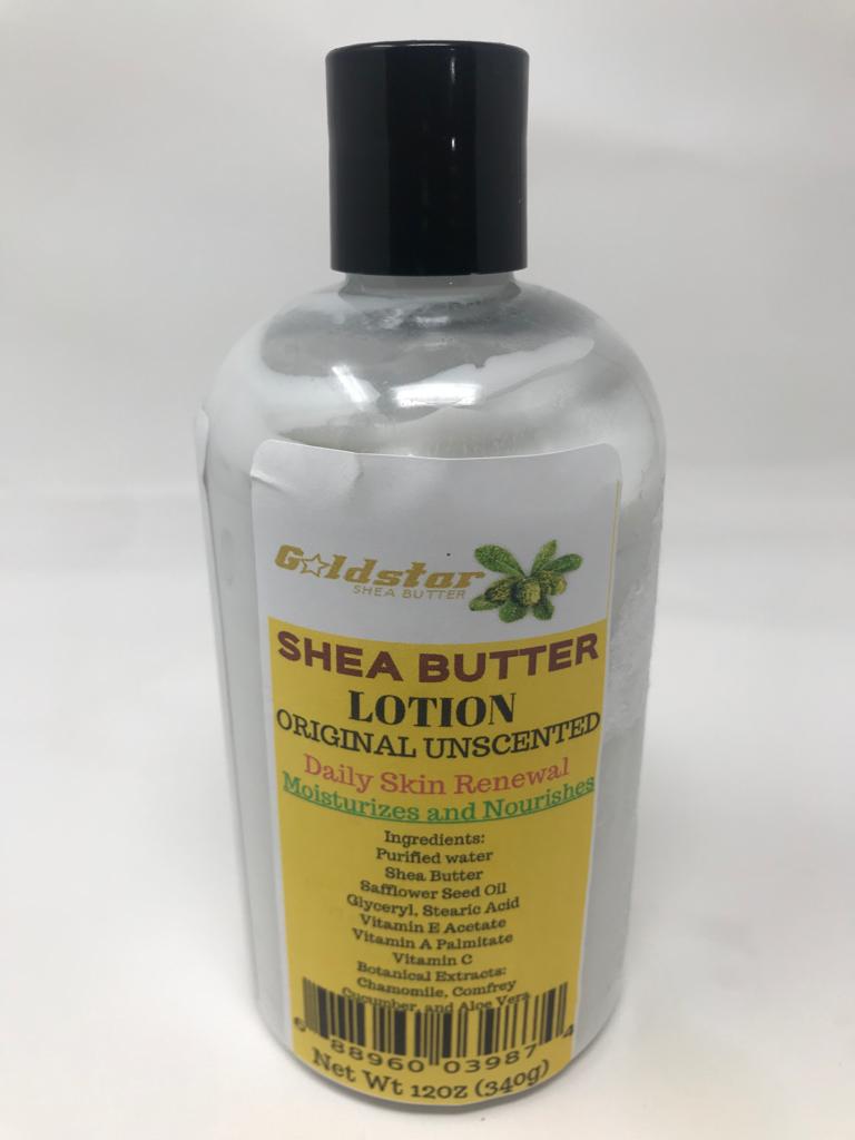 Goldstar Premium Shea Butter Lotion - 12 OZ – www.goldstarsheabutter.com