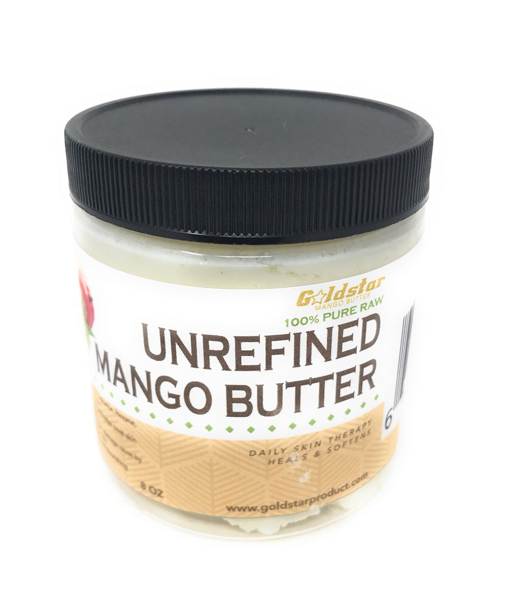 Goldstar 100% Pure Raw Unrefined Mango Butter - 8OZ – www ...