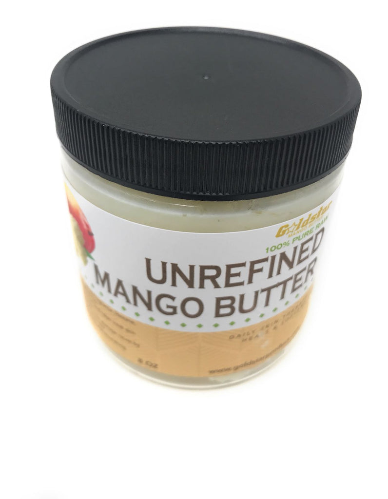 Goldstar 100% Pure Raw Unrefined Mango Butter - 8OZ – www ...